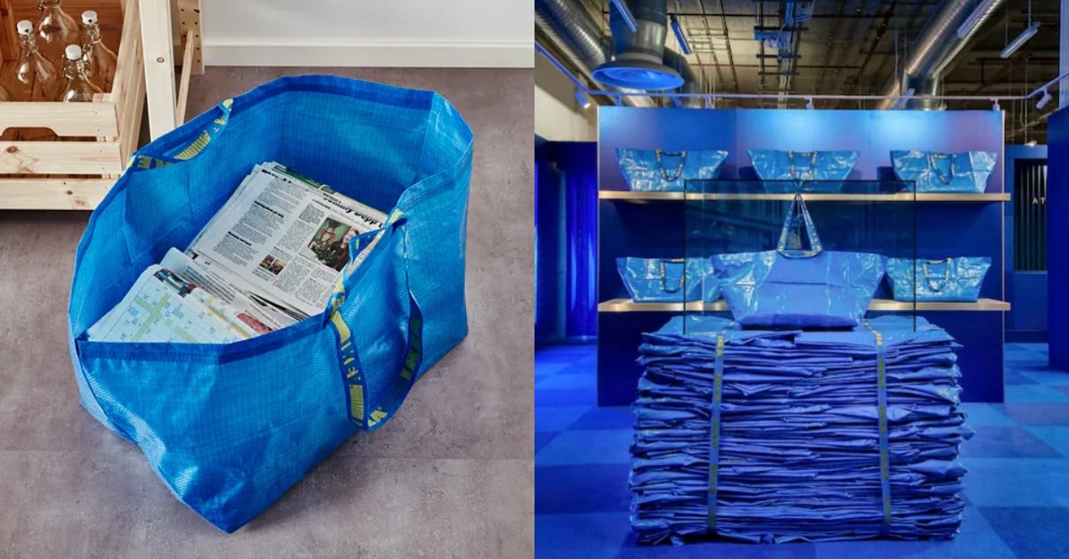 Ikea藍色購物袋「Frakta」設計靈感竟來自台灣！耐重高達50公斤，每年全球銷售破百萬個！ | Bella.tw儂儂