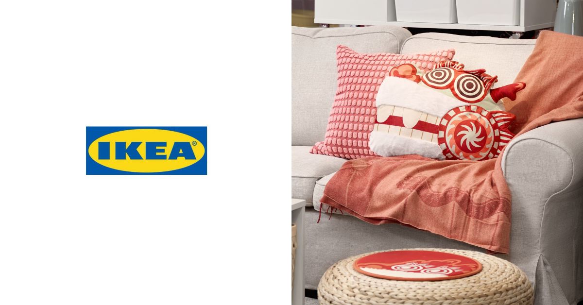 龍年揉入北歐風！IKEA 推出全新 FÖSSTA 春節限定系列：超萌療癒「靠枕」增添嶄新氛圍 | Bella.tw儂儂